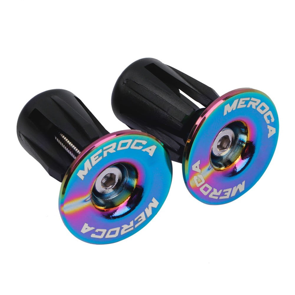 Bicycle Bar End Cap Plug Bike Grips Cap Plugs Handlebar Grips M4*34mm ...