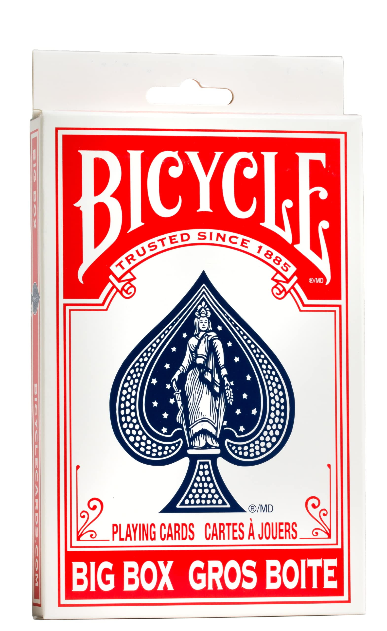 Bicycle Big Box Playing Cards - Red - Walmart.com