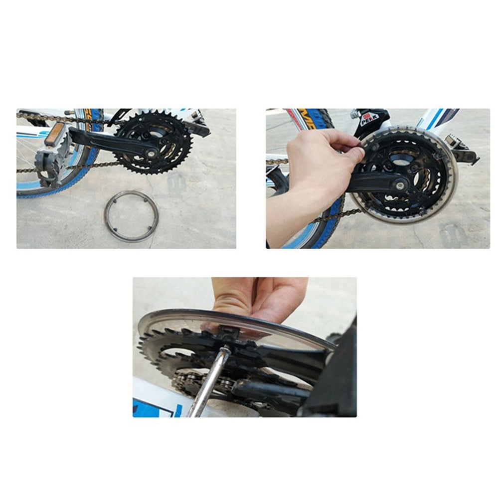 Bicycle Bike Chain Protector 4-Hole Guard 42T Crankset Guard 9.6X10.6Cm Chain Cover Chain Guard ...