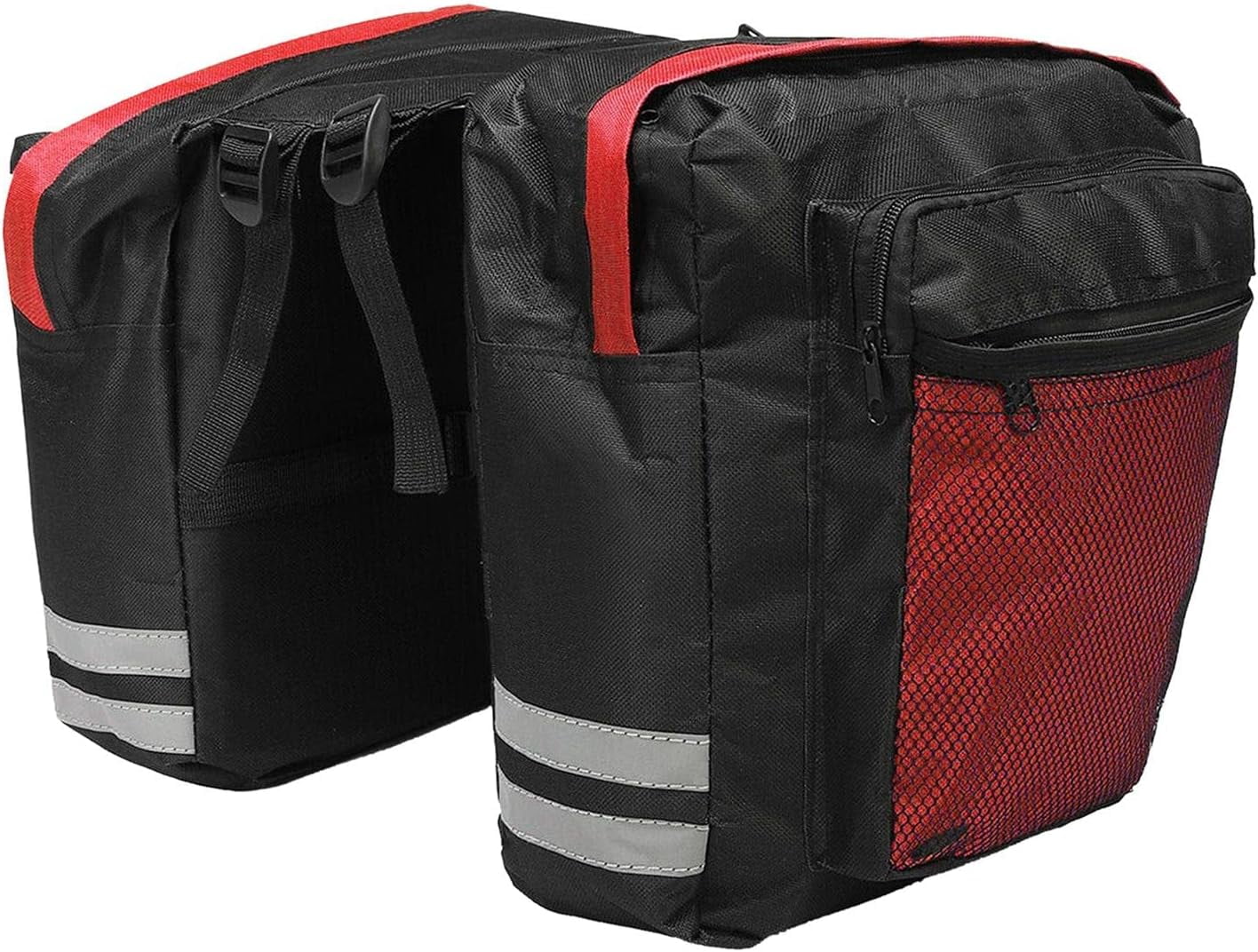 Bicycle Bike Pannier Rear Rack Seat Tail Storage Saddle Bag Pouch Red ...