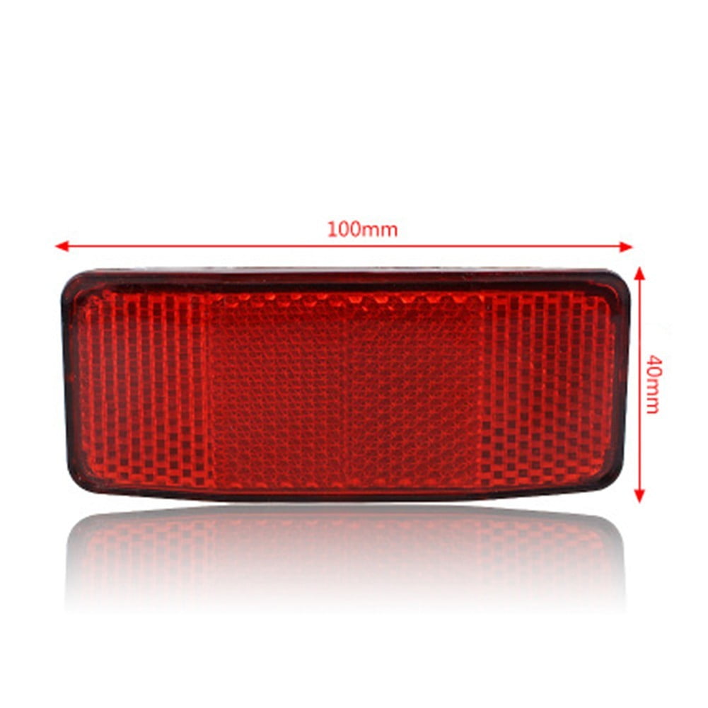 Bicycle Bike Safety Caution Reflector Disc Rear Pannier Rack Warning ...