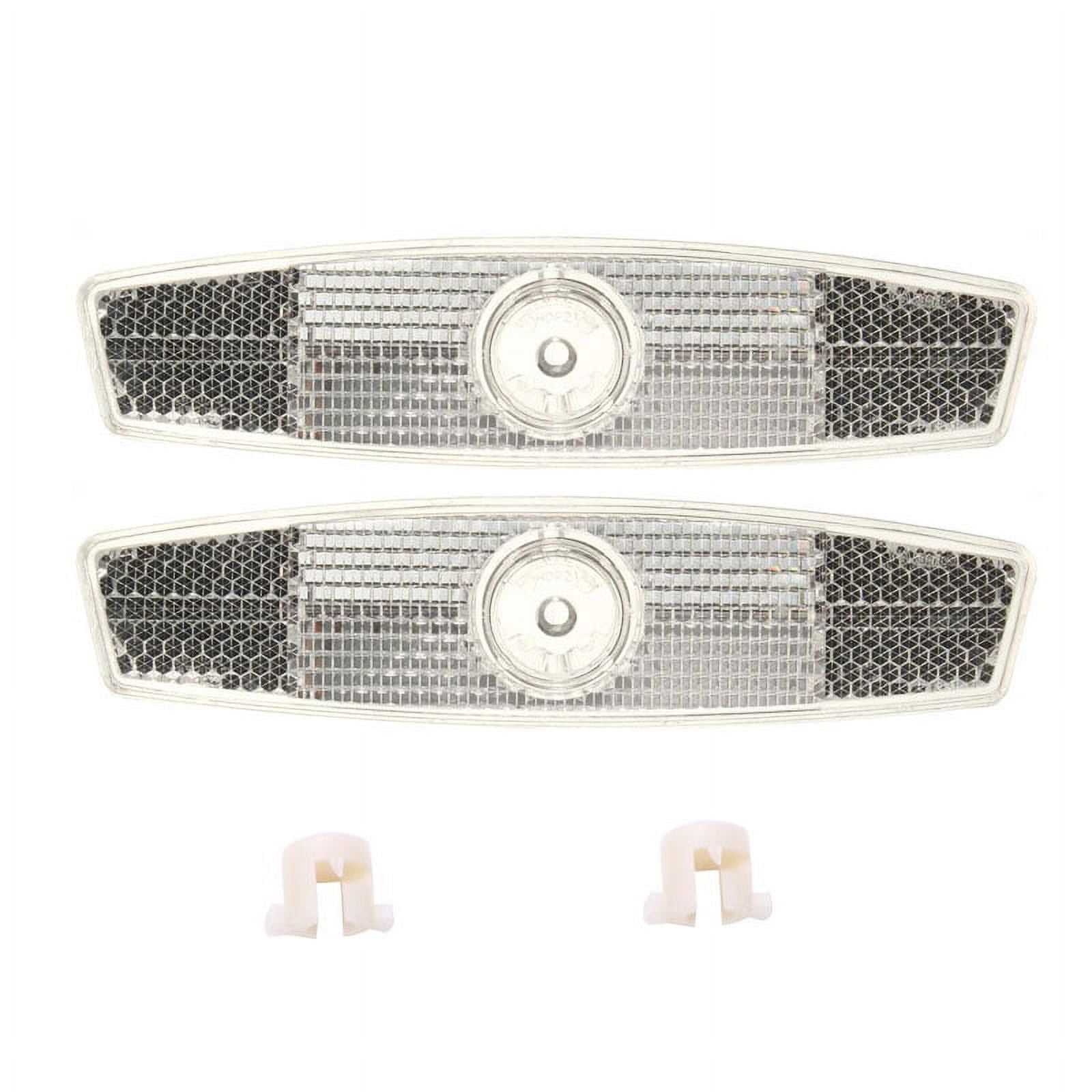 Bicycle Bike Wheel Reflector Safety Spoke Reflective Mount Vintage Clip ...