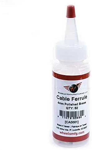 Bicycle Brass Ferrules - 4mm - Bottle of 50 - CA0001$$Plumbing & HVAC ...
