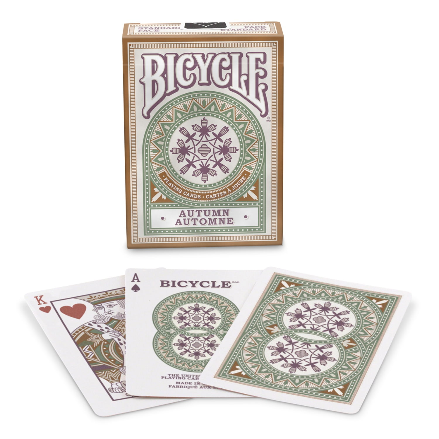 Bicycle Cards Bicycle Autumn Copper Playing Cards - Walmart.com