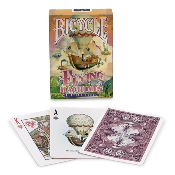 Bicycle Cards Bicycle Flying Machines Orange - Walmart.com