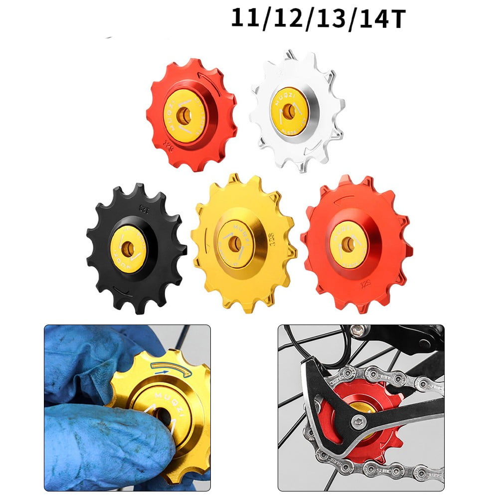 Bicycle Ceramic Bearing Wheel Bike Derailleur Narrow wide Pulley 11T ...