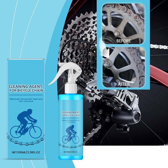 Bicycle Chain Cleaner Degreaser Spray 100ml, Deep Cleaning Rust and ...