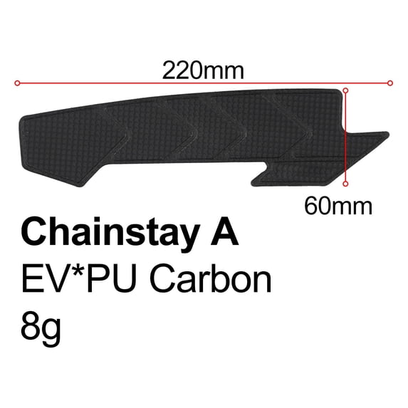 Bicycle Chain Stay Protector Frame Scratch Guard Silicone Film Anti ...