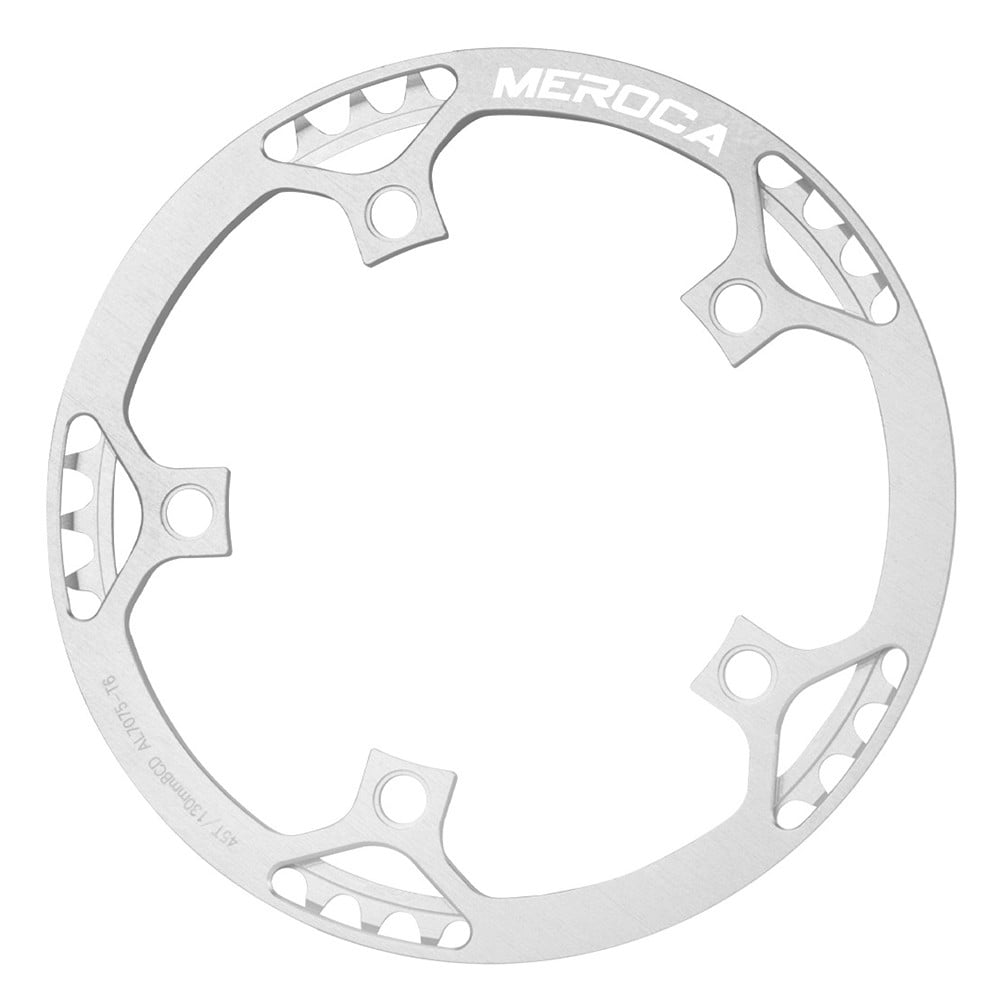 Bicycle Chainring for Bcd130 Aluminum Alloy Ultralight Bicycle Chainring 45T 45T Silver ...
