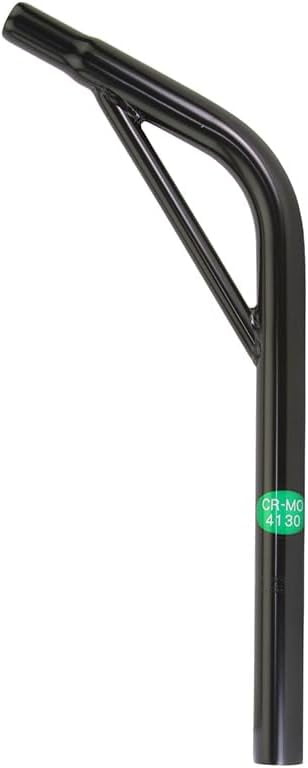 Bicycle Chromoly 25.4mm Black Lay-Back with Support Seatpost 400mm Long ...