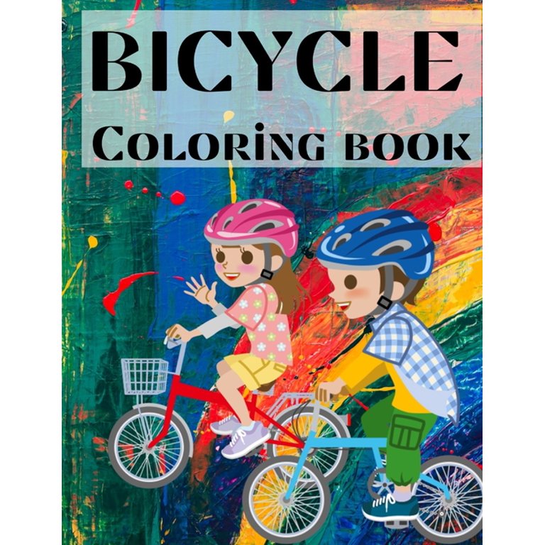 coloring book bicycle
