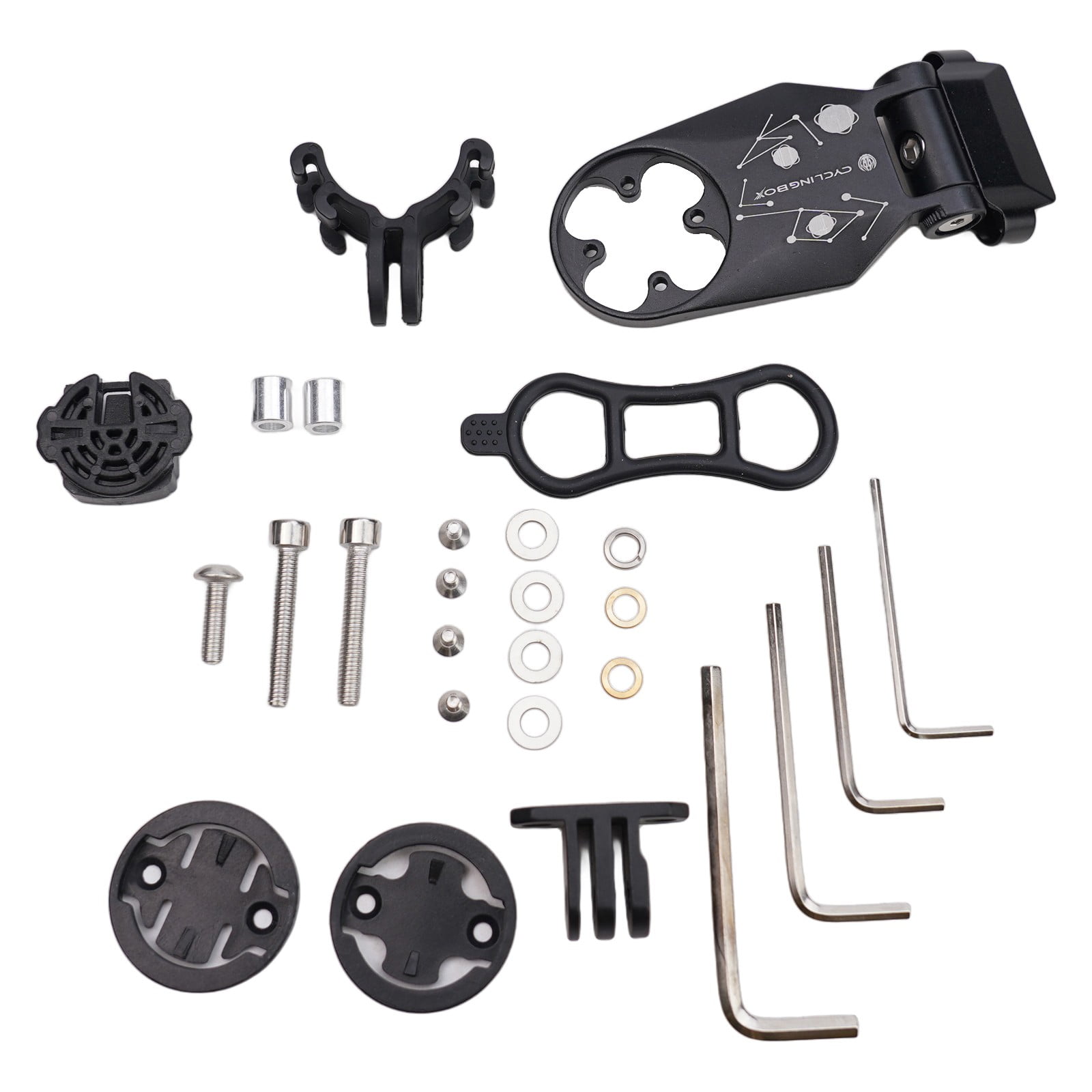 Bicycle Computer Holder Aluminum Alloy Extension Frame Mount For Garmin ...