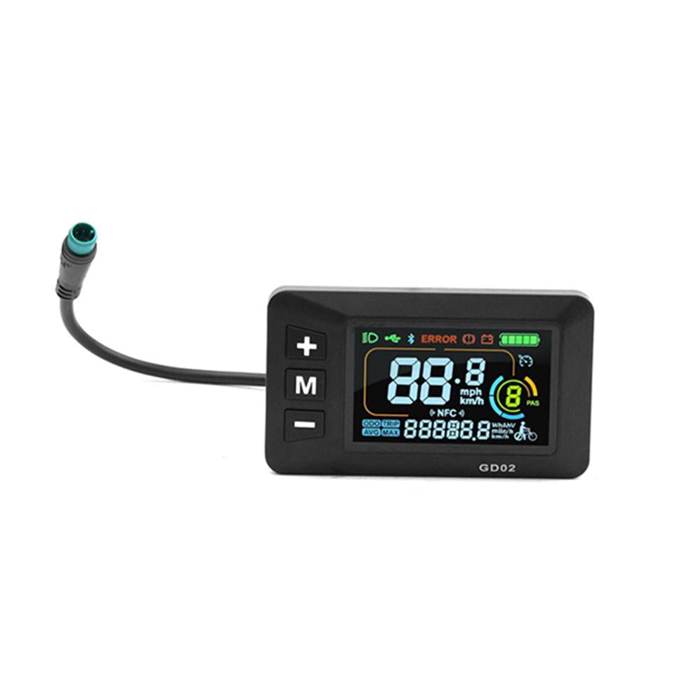 Blarkrus Bicycle Computer LCD Color, Intelligent Display with Connector ...