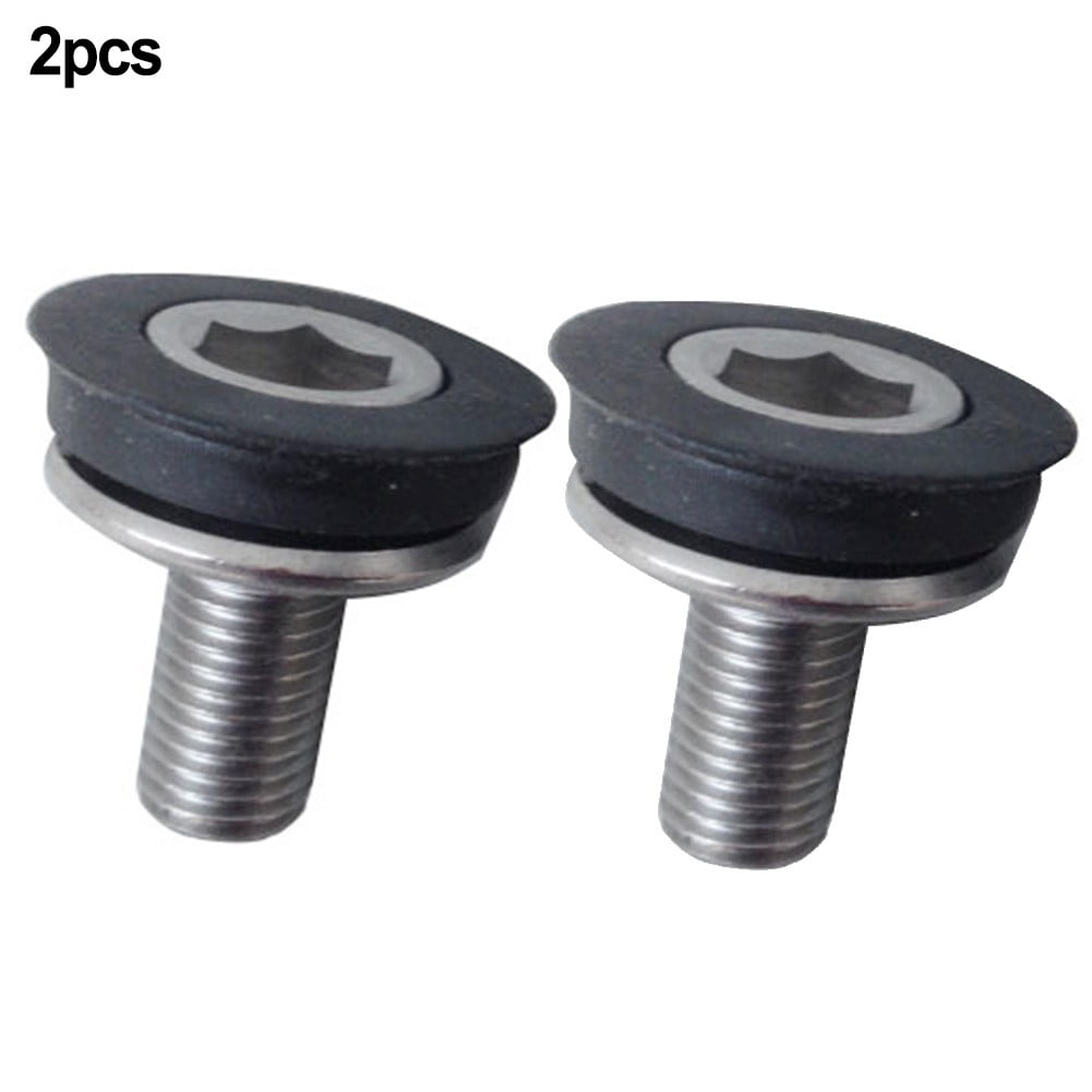 Bicycle Crank Bolts, 2 Pack Bottom Bracket Axle Screws, M8 for MTB and ...