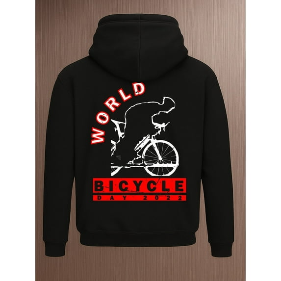 Bicycle Day 2022 sweatshirt games for men polyester black Everyday ...