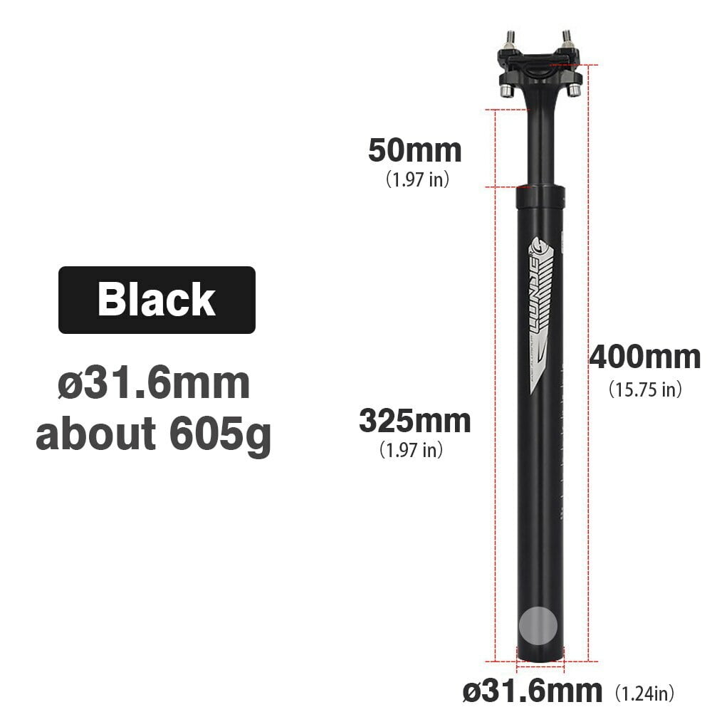 Bicycle Dropper Seatpost Aluminum Damping Suspension Seat Post Bike ...