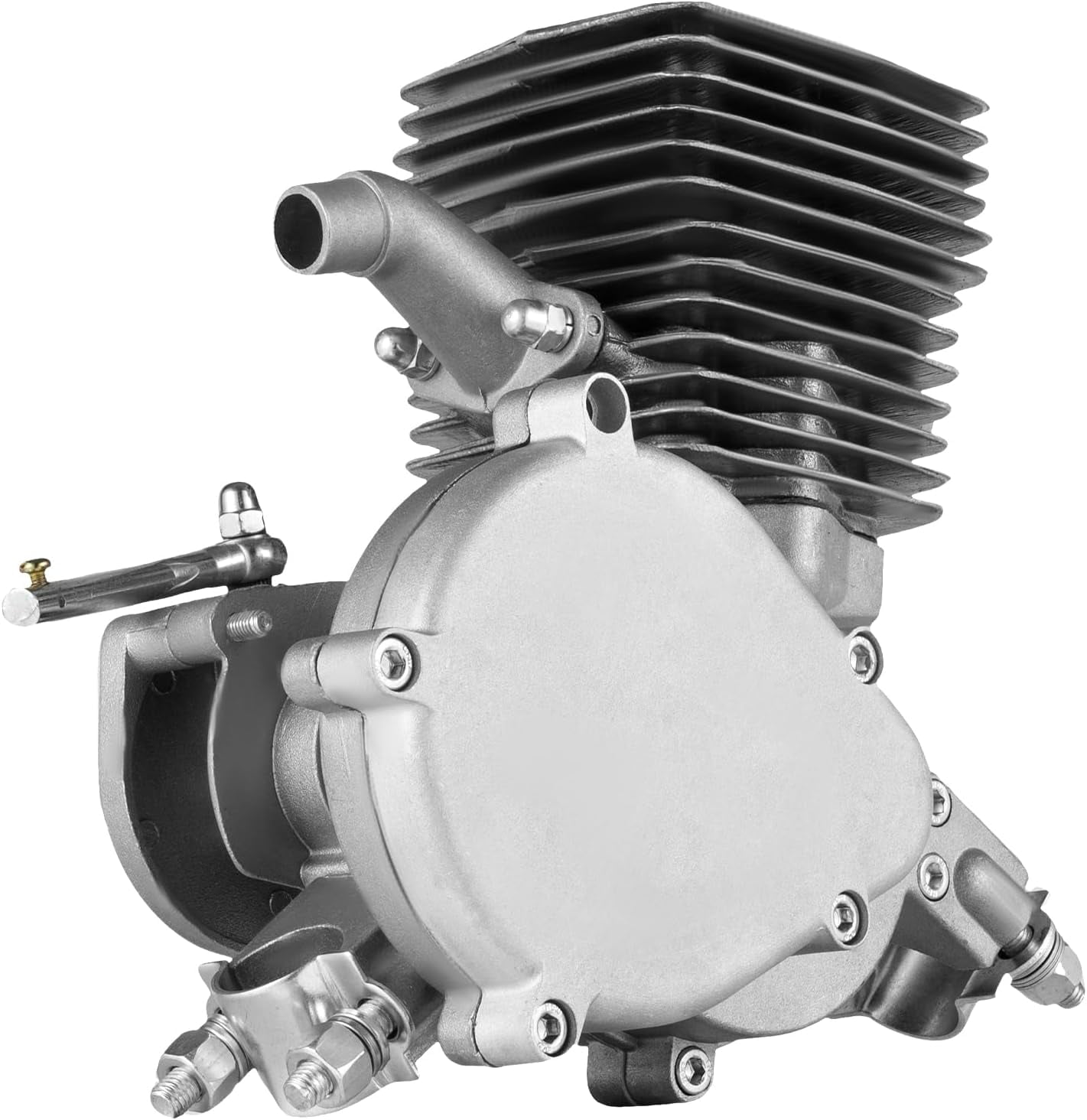 Bicycle Engine Kit, 2-Stroke 100CC Bicycle Motor with 36 Teeth Bicycles Engine Kit, Full Set DIY ...