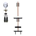 Bicycle Equipment Rack Solid Wood Wall Holder, Gear Storage Organizer ...