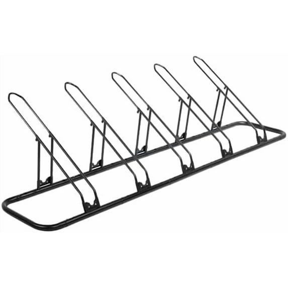 Bicycle Floor Parking Rack Stand - for Mountain MTB Road Bike - Indoor Home Garage Storage ...