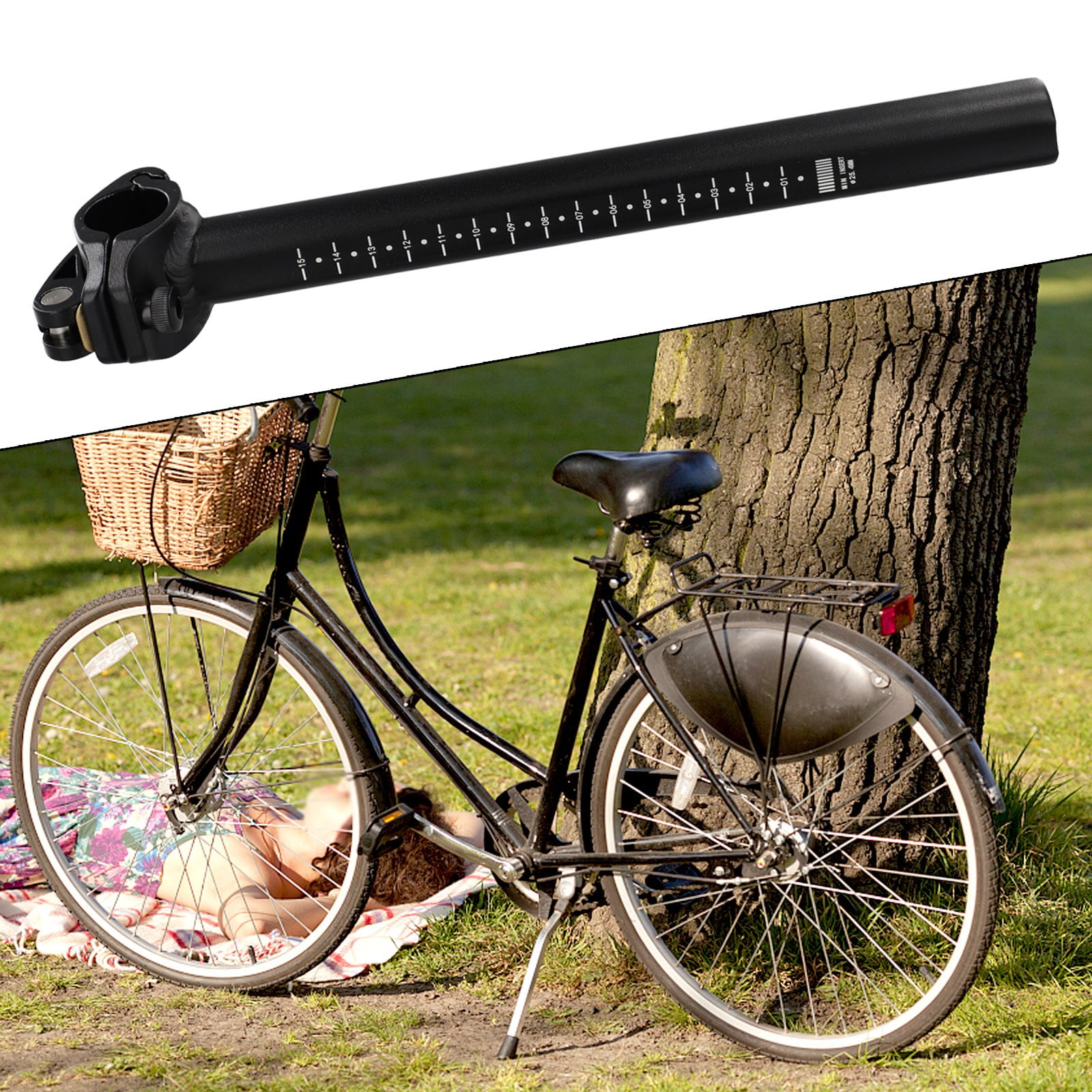 Bicycle Folding Handle Bar Stem Quick-Release Bike Adjustable Front ...