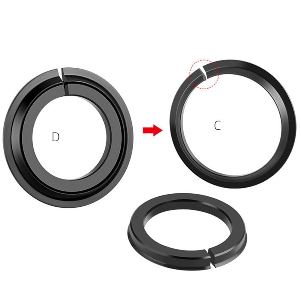 Bicycle Fork Tapered Straight Tube 28.6mm 39.8mm Conversion Steerer ...