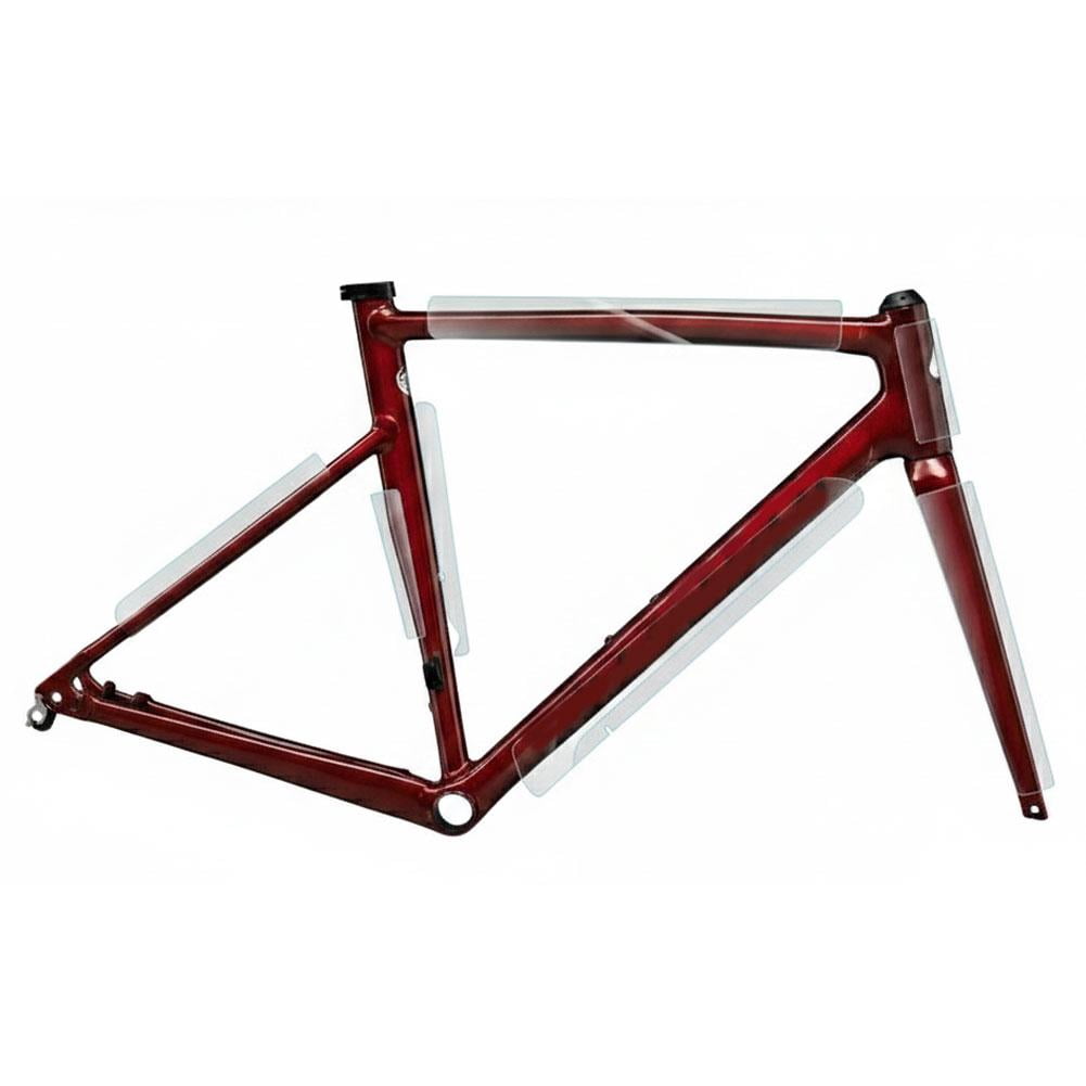 Bicycle Frame Protection Film Kit - Clear TPU Material for Road ...
