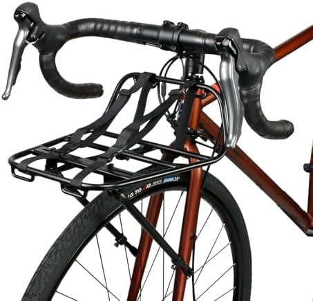 Bicycle Front Rack Carrier with Belt 24-29 inches Aluminum Light Road ...