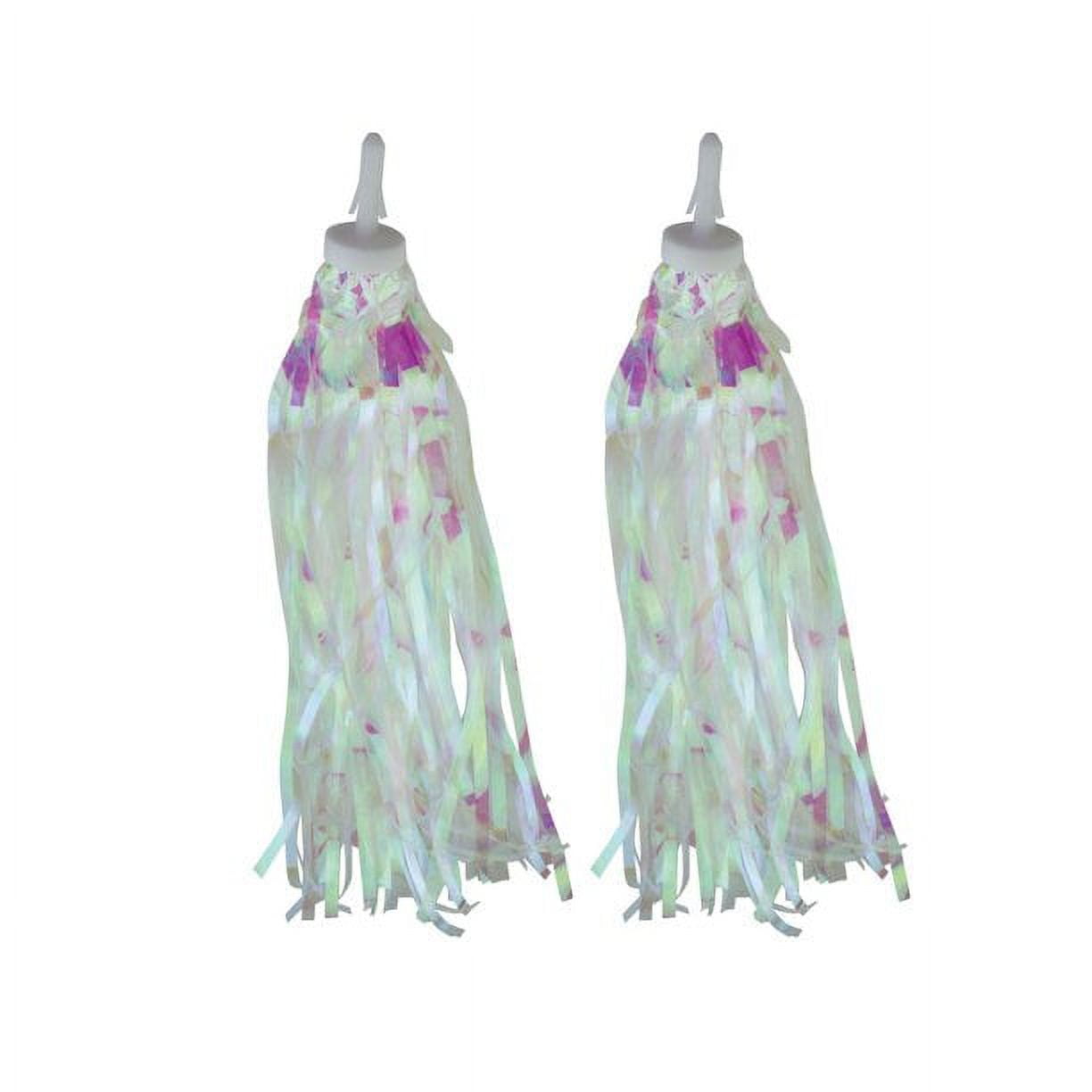 Bicycle Grip Streamers Laser Tassels Bike Pink/White - Walmart.com