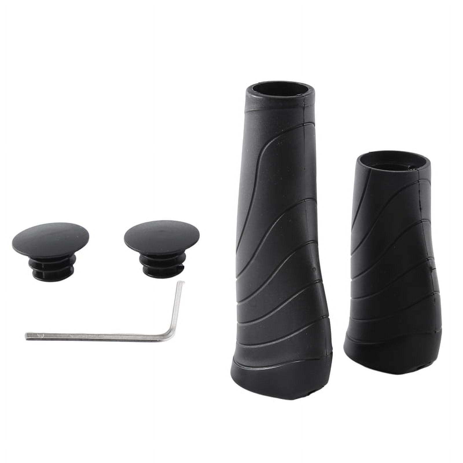 Bicycle Grips 1 Long 1 Short Handlebar 22.2Mm Rubber Casing Sheath Hand ...
