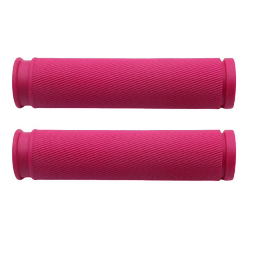Bicycle Handlebar Grips Bike Soft BMX Mountain Sleeve Cover Black MTB ...
