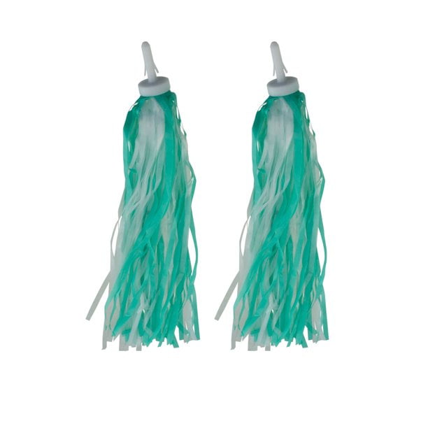 Bicycle Handlebar Streamers Tassels (Green/White) - Walmart.com