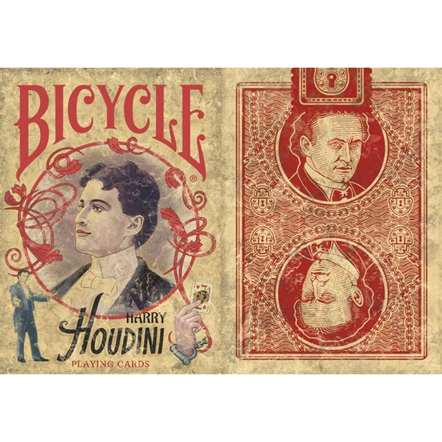 Bicycle Harry Houdini Playing Cards by Collectible Playing Cards ...