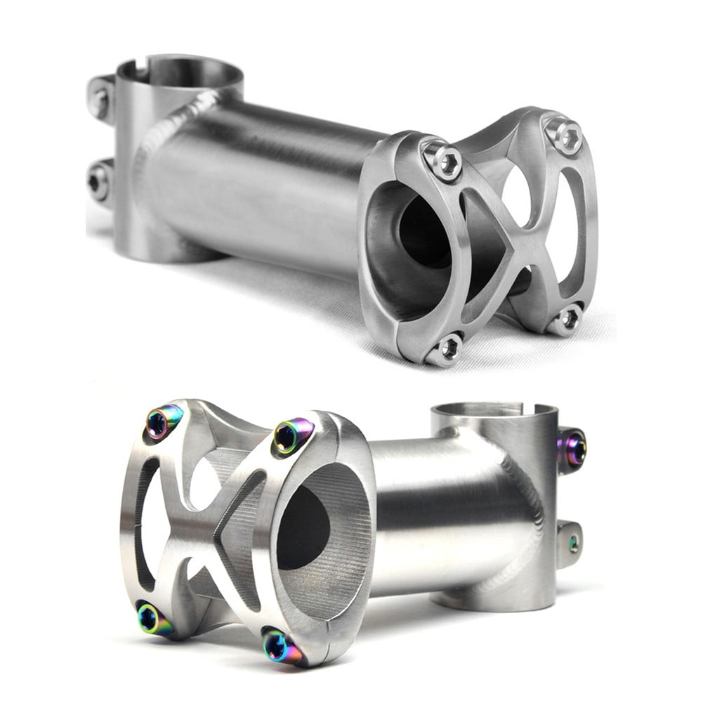 Bicycle Head Stem Titanium 25.4X50/60/70/80/90/100/110/120Mm Mtb Road ...