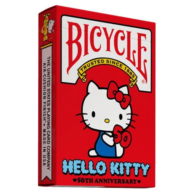 Bicycle Hello Kitty 50th Anniversary Playing Cards, Red - Walmart.com