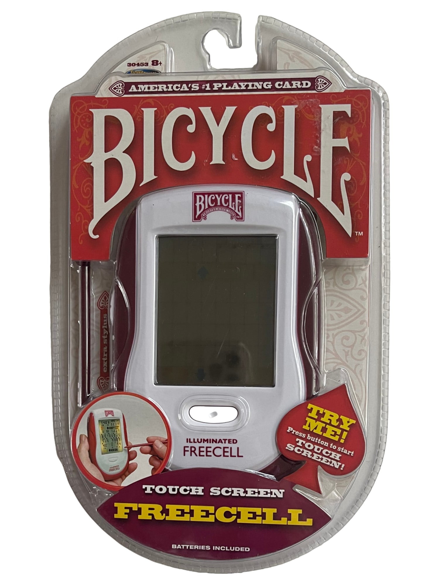 Bicycle Handheld Electronic Game, Illuminated Touch Screen Freecell ...