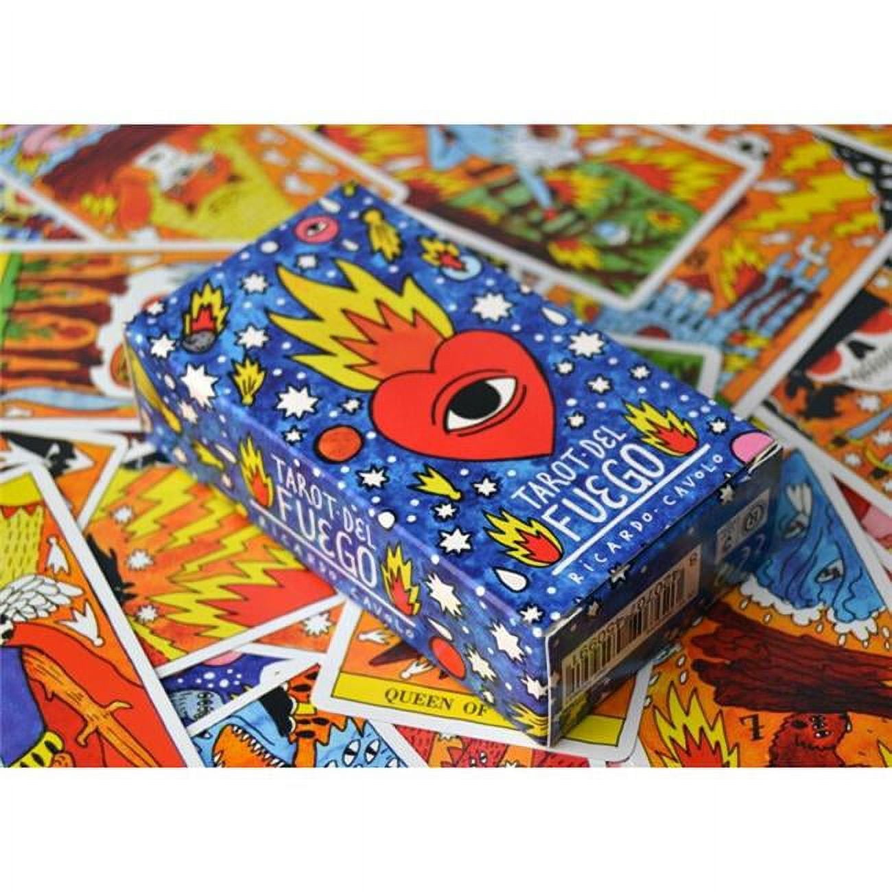 Bicycle JKR10016373 11 x 6 cm Tarot Del Fuego Ricardo Cavolo Playing ...