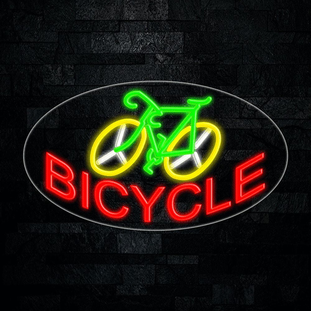 Bicycle LED Neon Sign 28"L x 16"H #34324 - Walmart.com