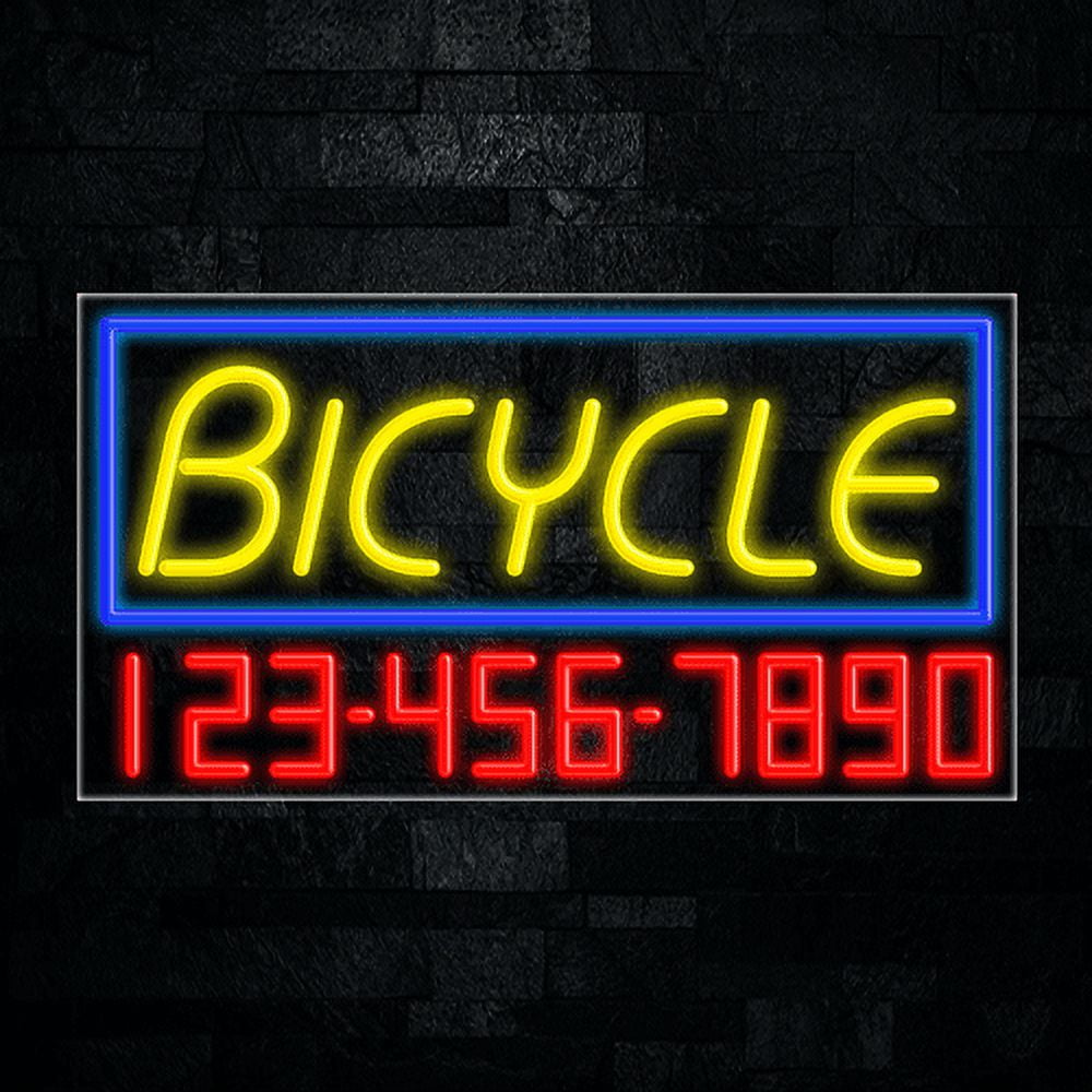 Bicycle LED Neon Sign 33"L x 18"H #35049 - Walmart.com