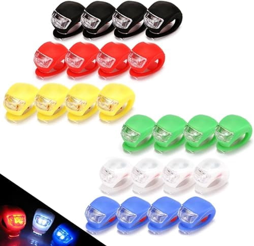 Bicycle Lights Set,Silicone LED Bike Light Clip On Bicycle Lights ...