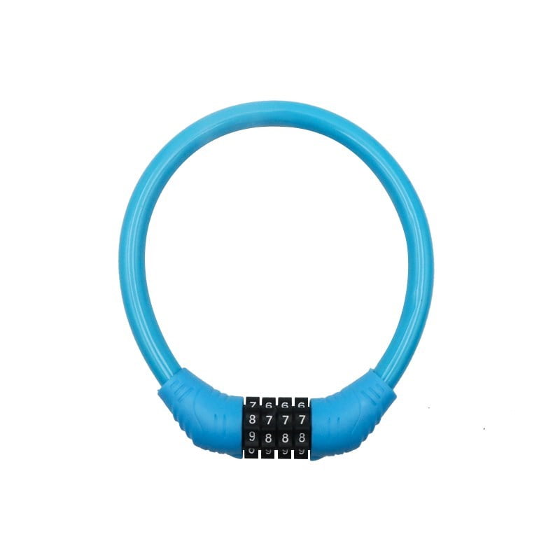 Bicycle Lock Anti-theft 4 Digit Password MTB Road Bike Safety Lock ...
