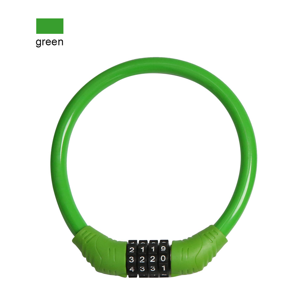 Bicycle Lock Anti-theft Code Bike Lock Telescopic Steel Cable ...