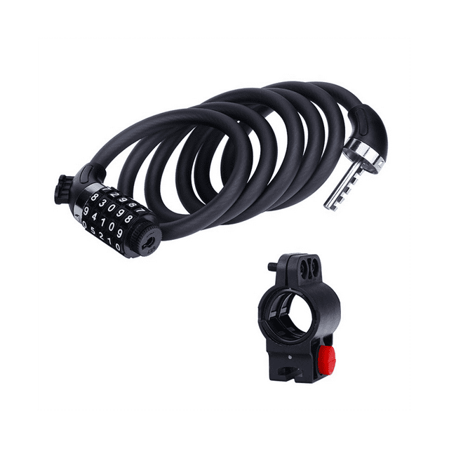 Bicycle Lock Five-Digit Code Locks Mountain Bike Road Bike Wire Steel ...