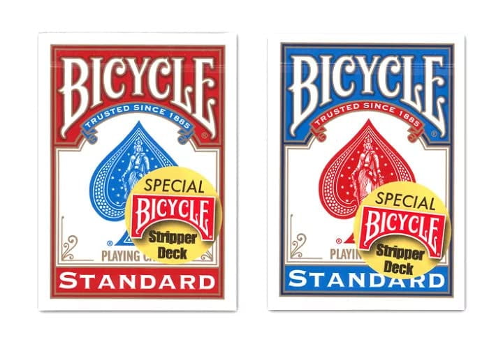 Bicycle Magic Stripper Deck - A Gaff Playing Card Trick (Blue) C33 ...