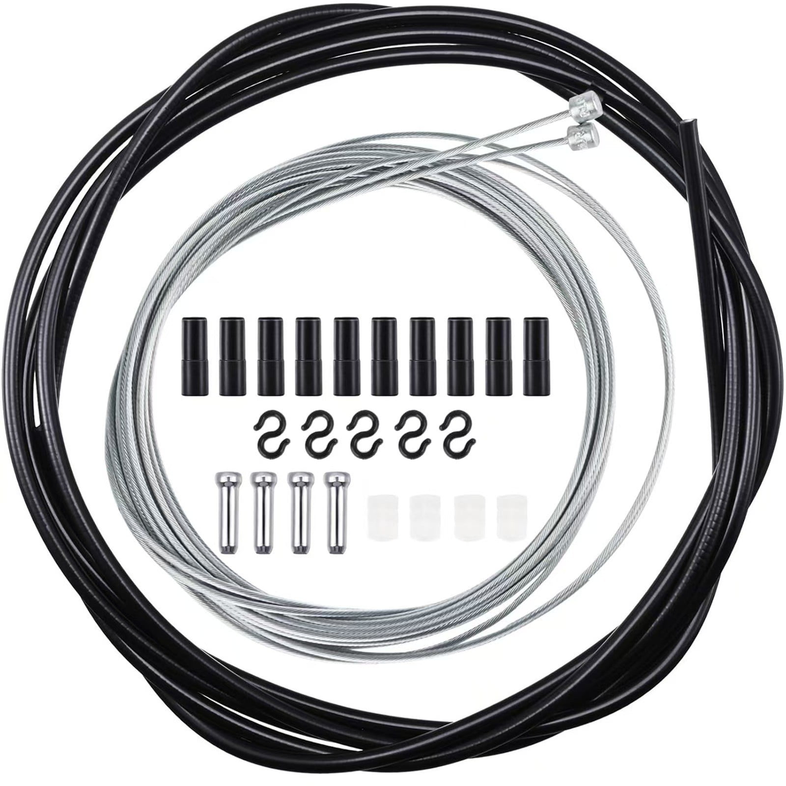 Bicycle Mechanical Brake Cable Housing Plus Shifter Cables Set For Road ...
