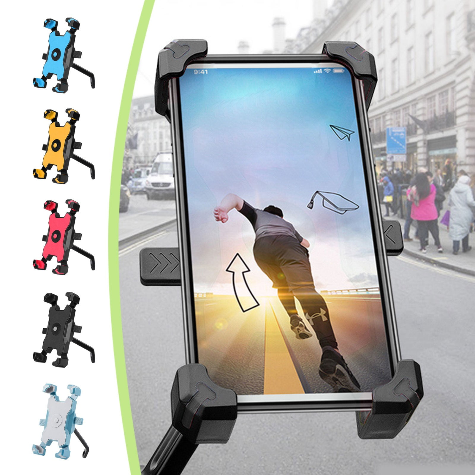 Bicycle Mobile Phone Rack | Shock Absorbing | Handlebar Style ...