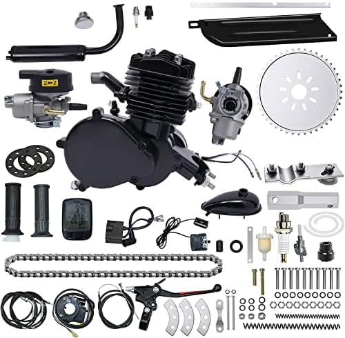 Bicycle Motor Kit 100cc 2 Stroke Gas Bike Engine Kit, Motorized Bicycle ...