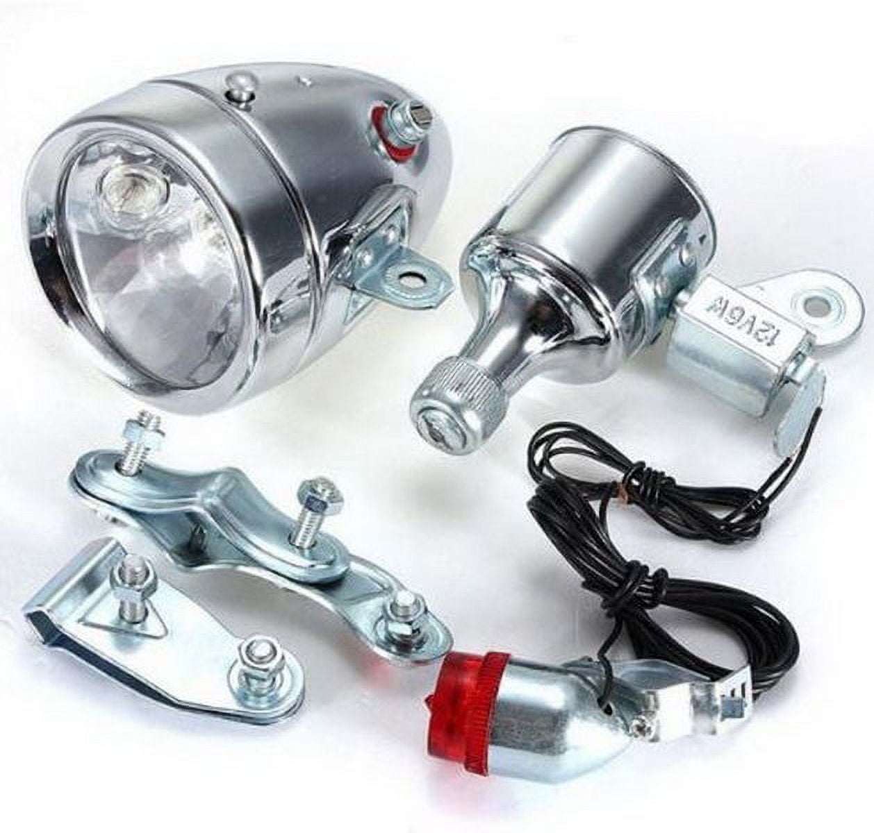 Pcc Motor Bicycle Friction Generator, 12V 6W Headlight and Tail Light ...