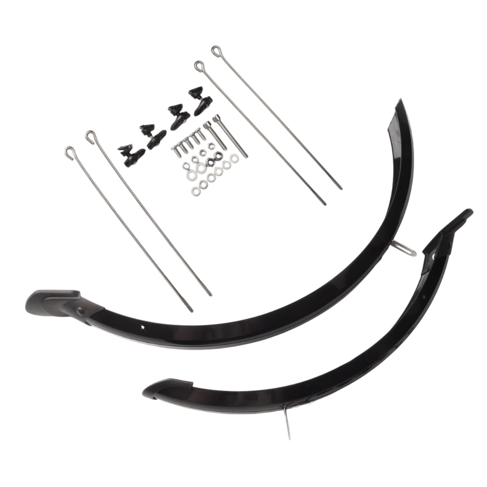 Bicycle Mudguard Set for 16 inch Folding Bike Front and Rear Protection ...