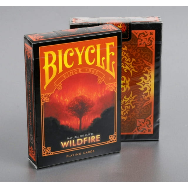 Bicycle Natural Disasters Wildfire Playing Cards by Collectable Playing ...