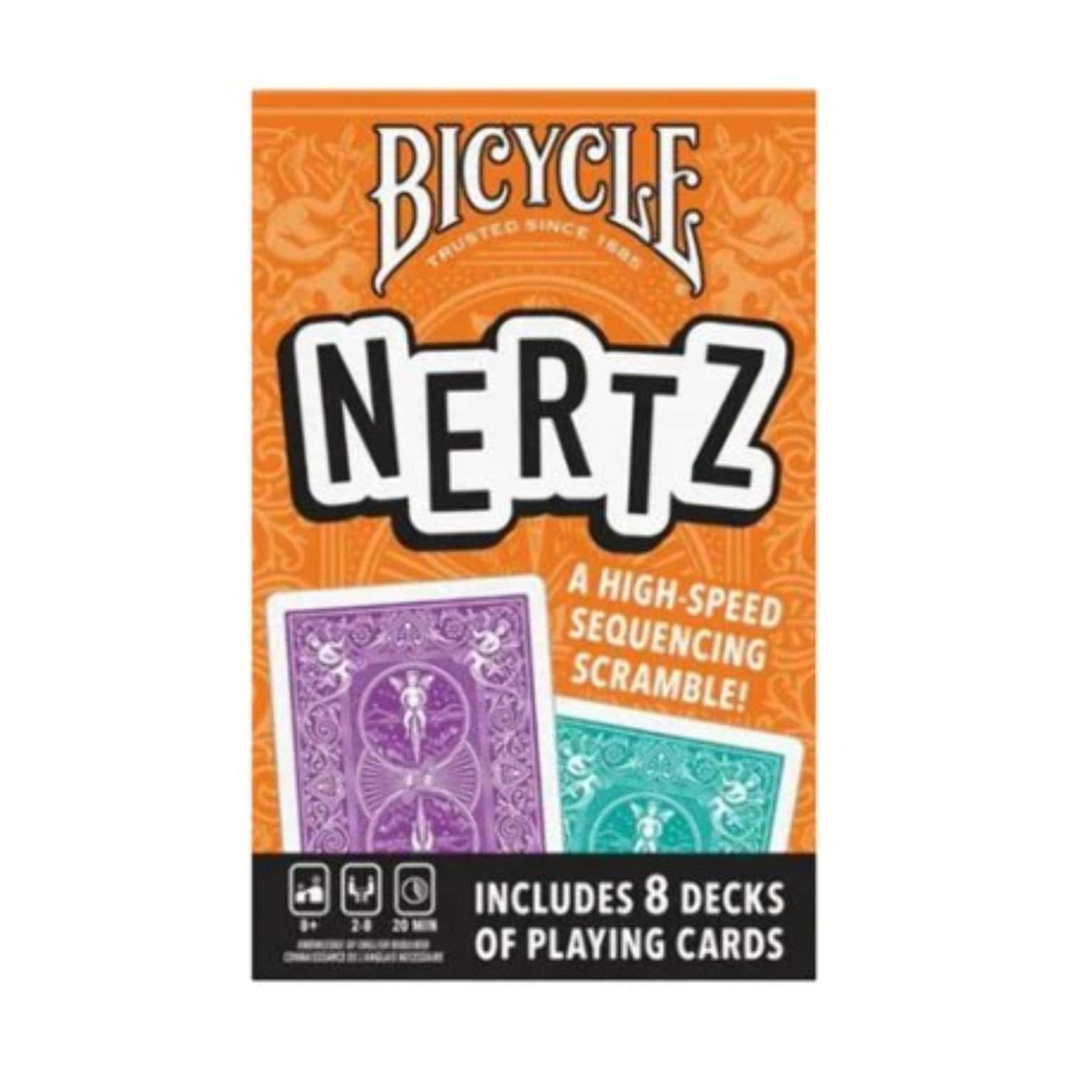 Bicycle Nertz Playing Cards Game Multiplayer Solitaire (up to 8 Players ...
